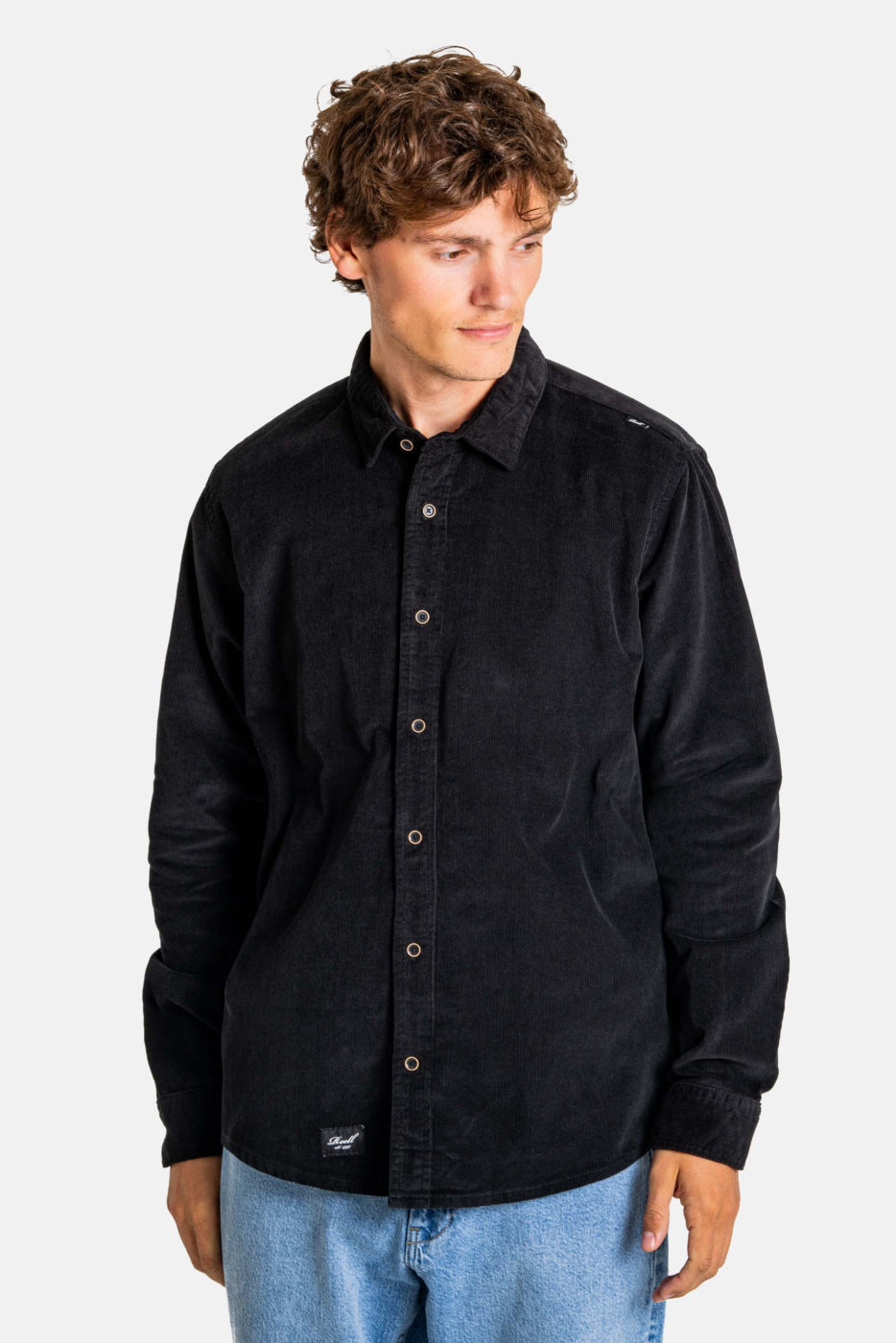 Strike Shirt - Black Corduroy – Reell Pakistan