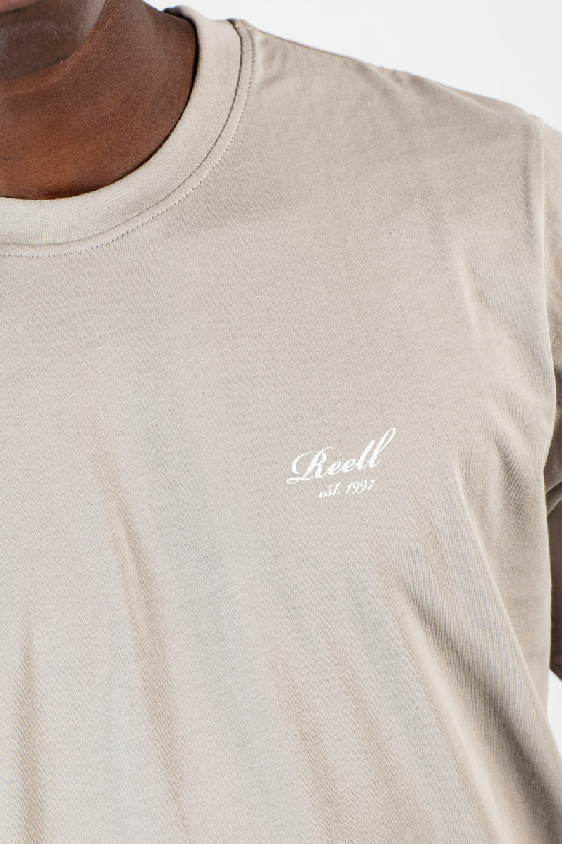 Regular Logo T-Shirt - Stone – Reell Pakistan